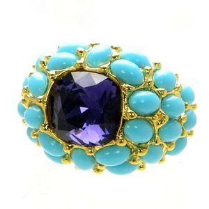 Kenneth Jay Lane | Jewelry | Kenneth Jay Lane Kjl Purple Crystal ...